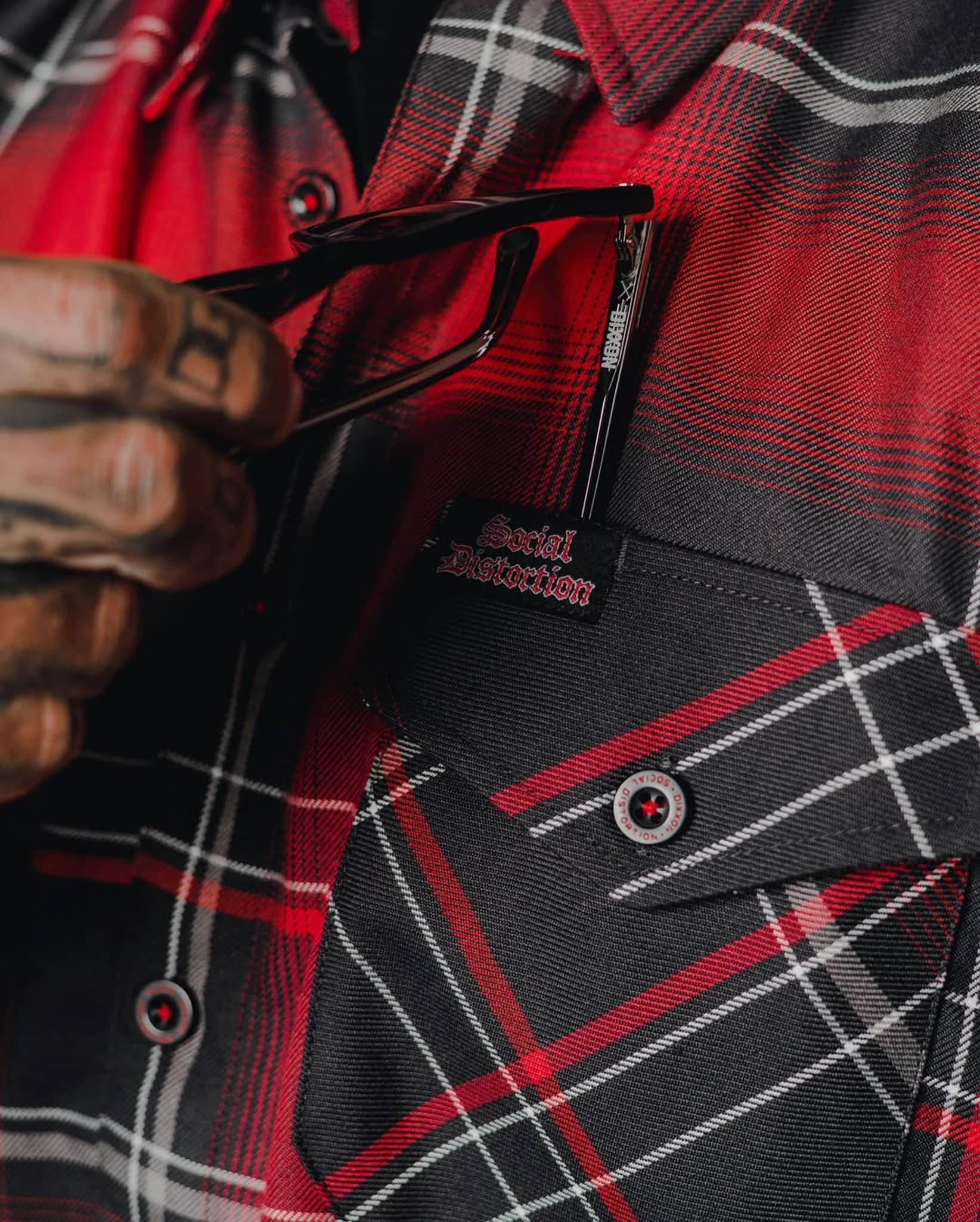 Social Distortion Prison Bound 2024 Dixxon Flannel | Jack's